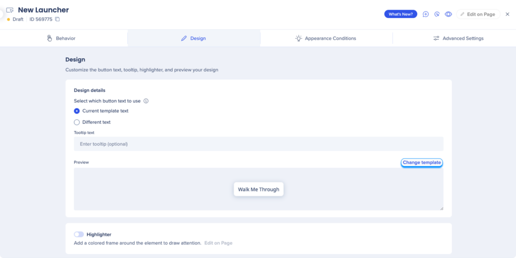 Launcher and SmartTip Gallery - WalkMe Help Center