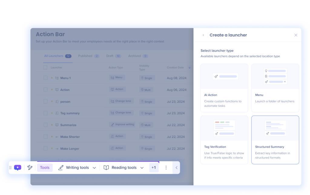 Introduction to Action Bar - WalkMe Help Center