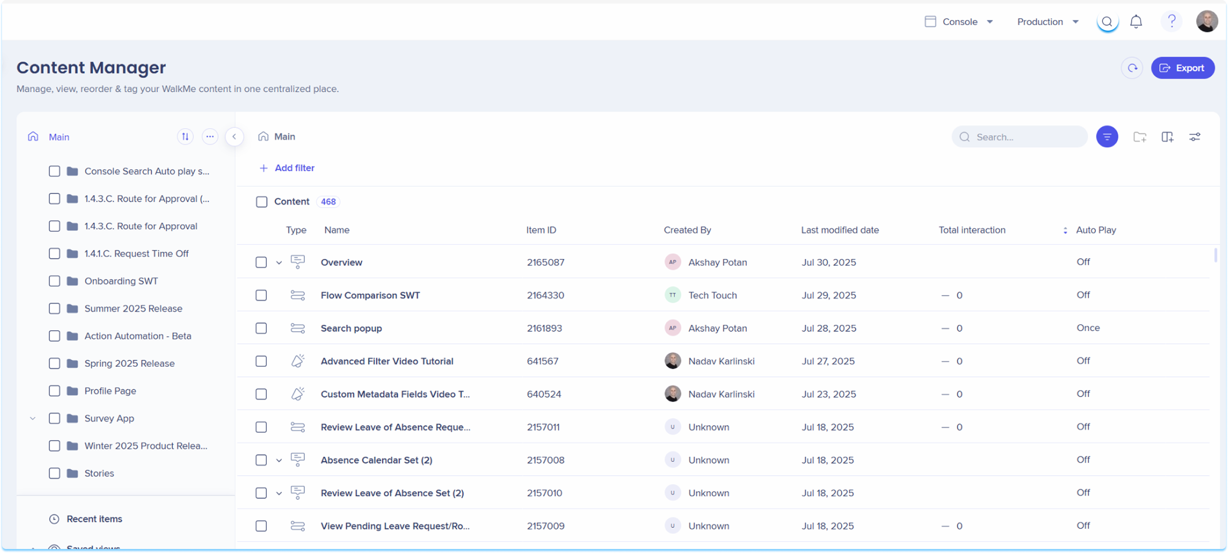 WalkMe Console - WalkMe Help Center