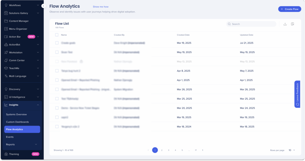 Flow Analytics - WalkMe Help Center