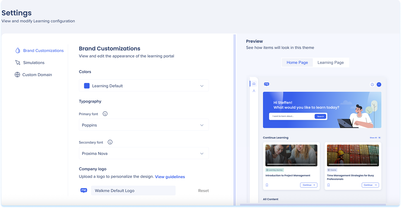 WalkMe Learning Arc - WalkMe Help Center