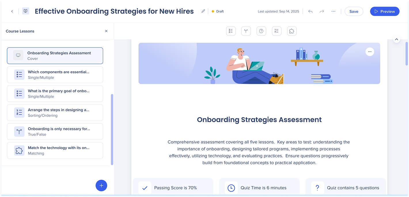 Quizzes in WalkMe Learning Arc - WalkMe Help Center