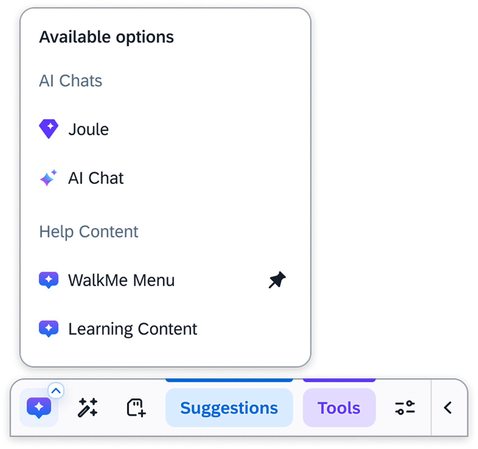 How to Use the AI-Enabled Action Bar - WalkMe Help Center