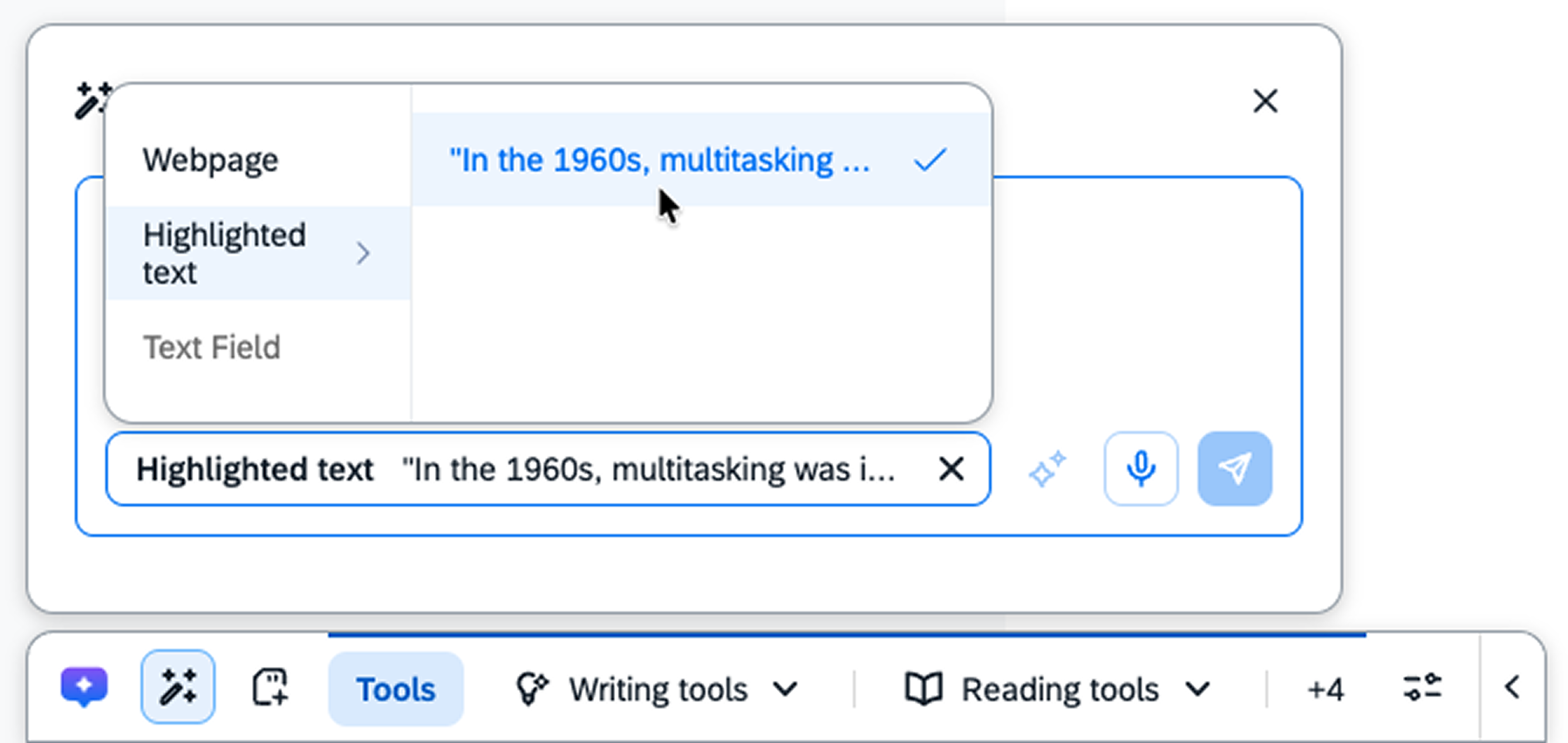How to Use the AI-Enabled Action Bar - WalkMe Help Center