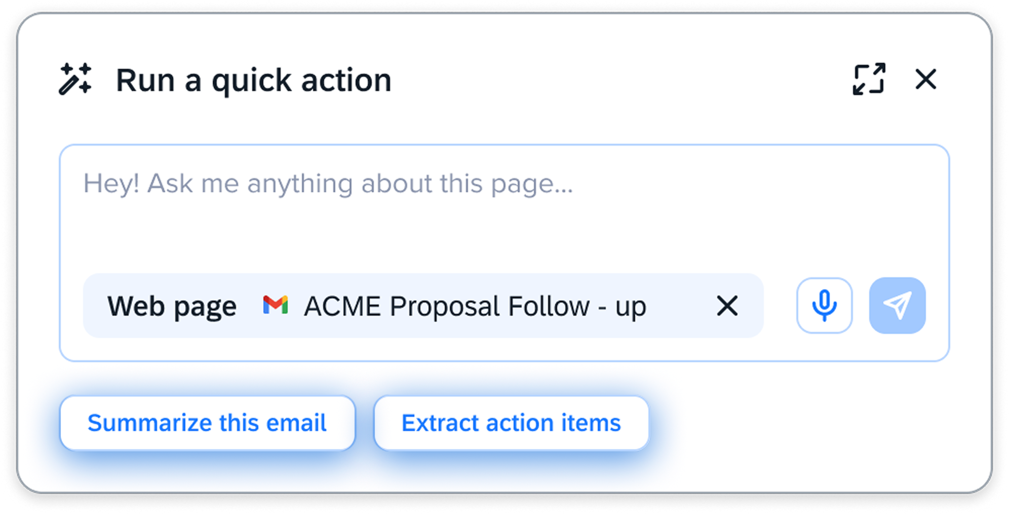 How to Use the AI-Enabled Action Bar - WalkMe Help Center